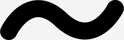 柔体黑色柔韧性图标_88ICON https://88icon.com 柔体 黑色 柔韧性 波浪形 蠕虫形