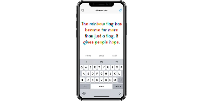 Type With Pride: Gilbert font : Type With Pride is a typography project ...