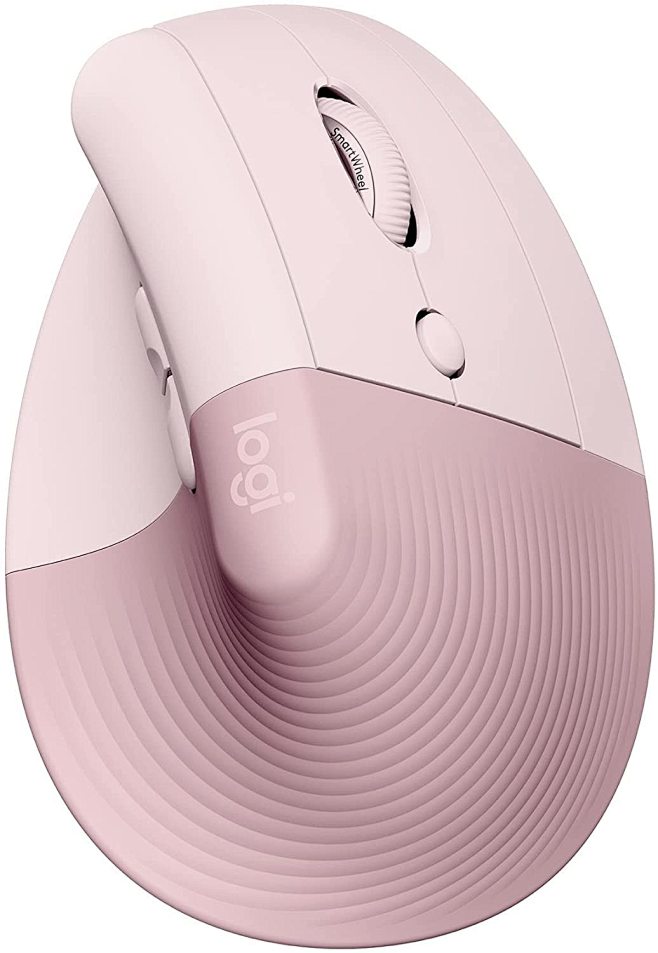 Amazon.com: Logitech Lift Vertical Ergonomic Mouse, Wireless, Bluetooth or Logi Bolt USB ...