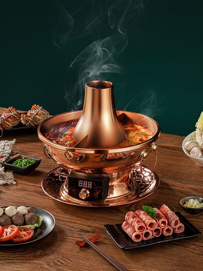 Cooker King Chinese Classic Old Hot Pot Premium Copper Hot Pot