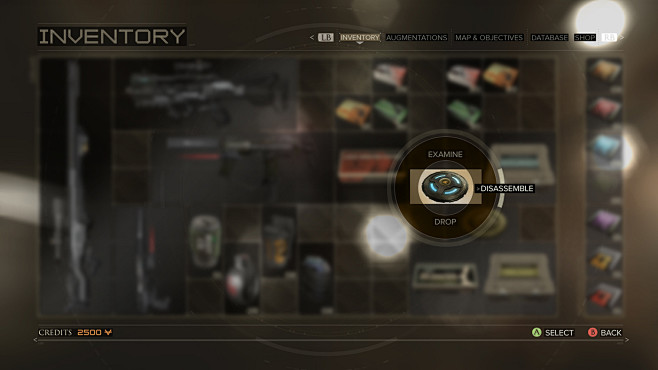 Deus Ex Mankind Divided Menus