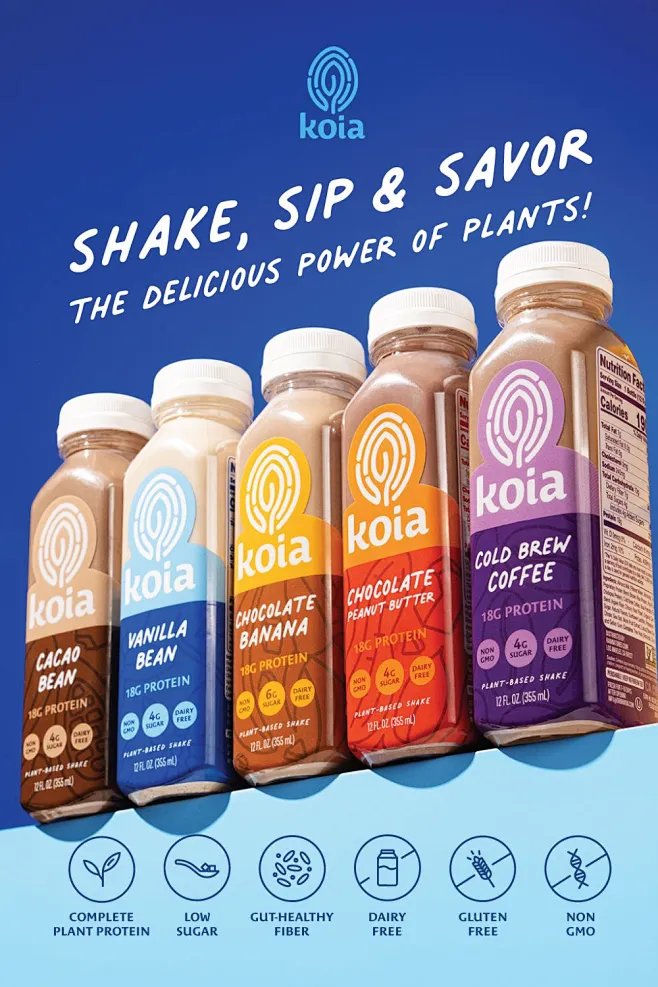 six bottles of kola shake, sip and savor the delicious power of plants-花瓣网