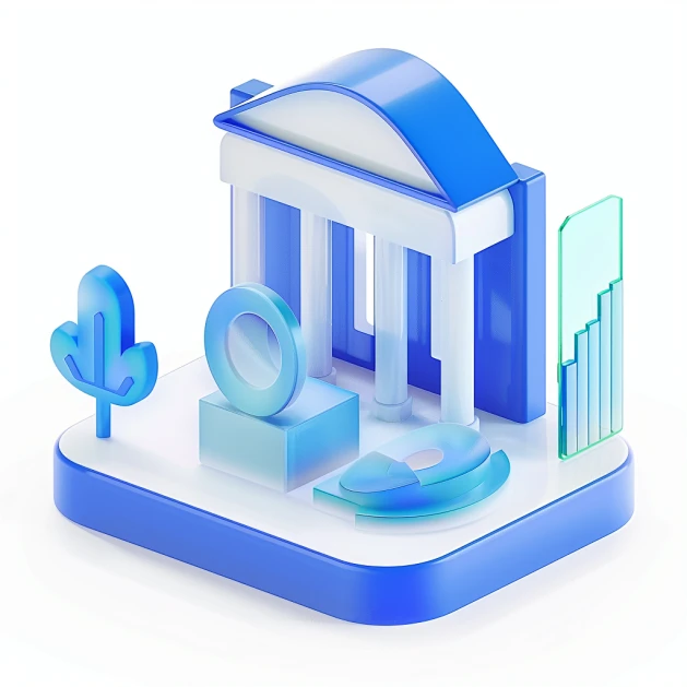 shejixiaofendui_financial_platform_icon_illustration_in_3d_in_t ...