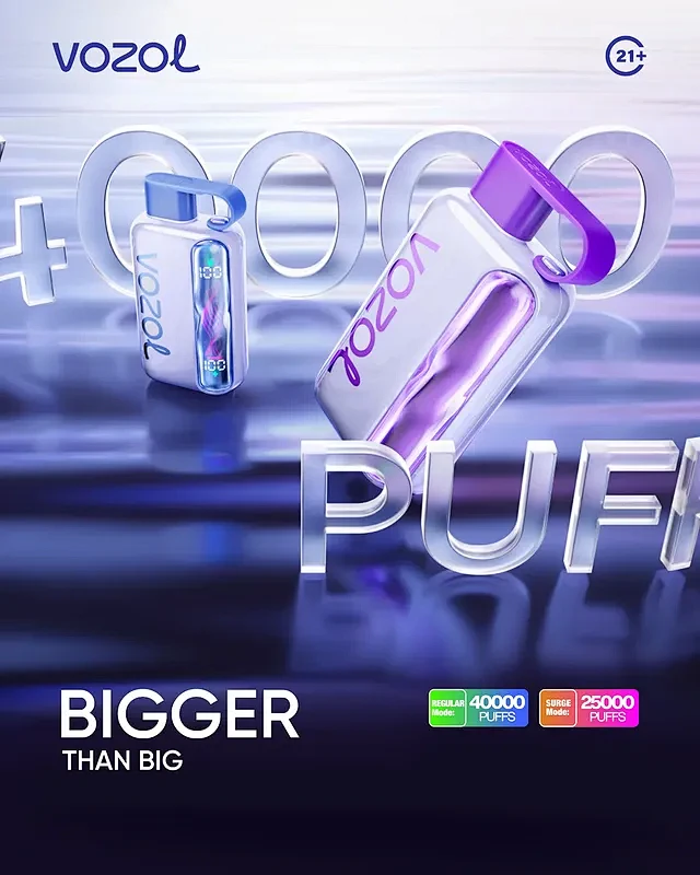 Photo by VOZOL Official on June 04, 2025. 可能是包含下列内容的图片：打火机、海报和上面的文字是“21+ vozol Tê τΟΖΟΛ TOZON ...