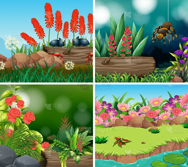 背景,自然,化妆舞会服,活力,可爱的,热,环境,腿,蜘蛛纲,草图片_美妆图片素材-花瓣网