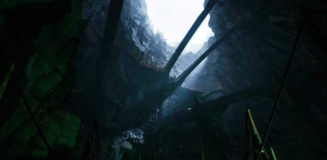 Fab Sample Scene - Dark Ruins-花瓣网