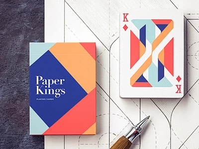 Paper Kings playing cards-花瓣网