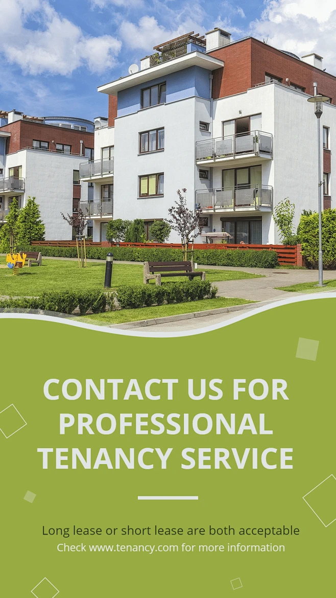 Simple Professional Tenancy Service Introduction Instagram Story素材-花瓣网