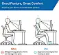 Amazon.com: HUANUO Adjustable Under Desk Footrest, Foot Rest for Under ...