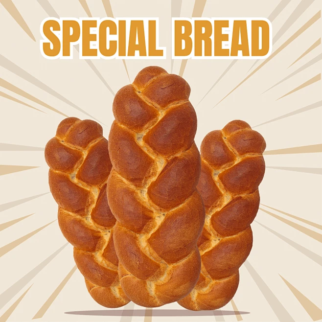 Creative Special Bread Cutout Ecommerce Post素材-花瓣网