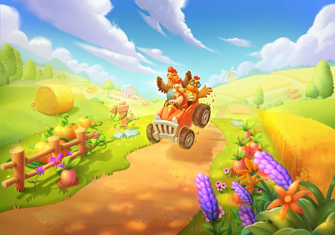 mooo-2d-cartoon-game-scene3-花瓣网