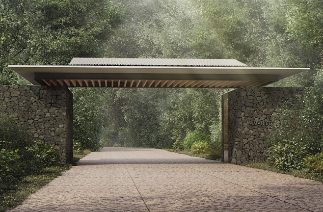 Aman Resort in Costa Rica, Hospitality Design, Entry Gateway Project ...