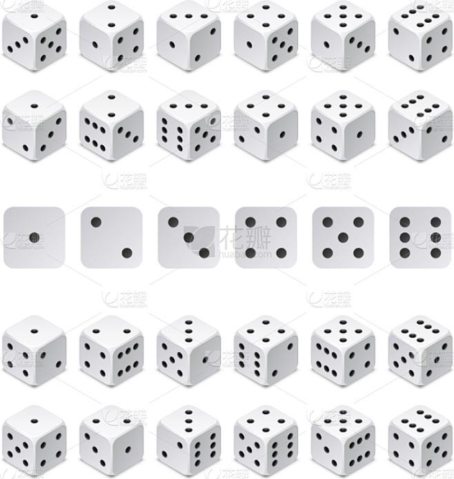 骰子,立方体,团体性运动,三维图形,分离着色,白色,风险,机遇,休闲