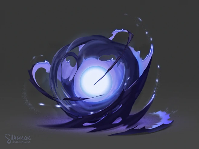 Wispy Magical Orb, Shannon Grosenbacher-花瓣网