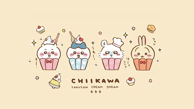 chiikawa电脑壁纸①（1920X1080） - 哔哩哔哩-花瓣网