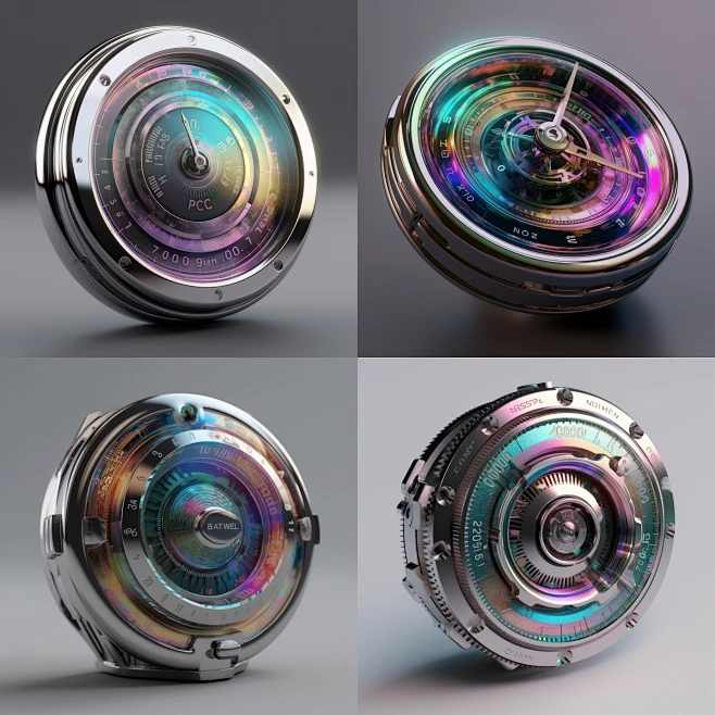 D118_Dial_Front_view_Top_View_Extreme_Iridescence_Reflection_in ...