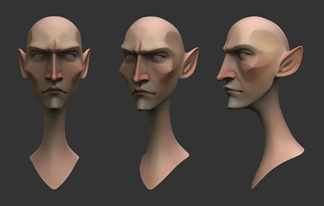 Female head sculpt, Vanessa Le : another character head sculpt i worked ...