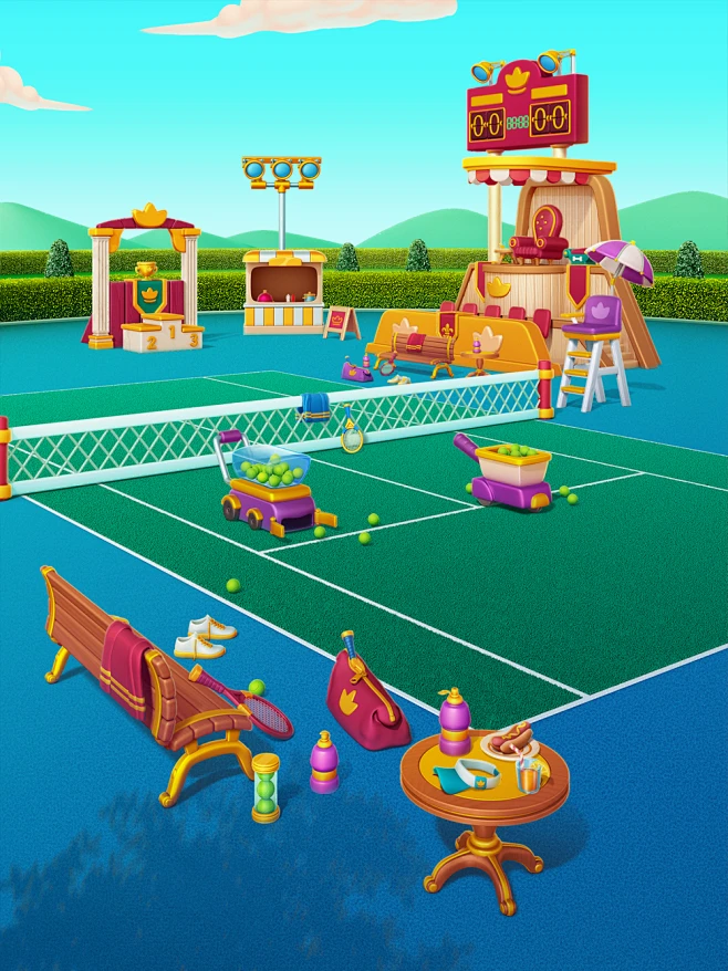 Tennis Court | Royal Match Wiki | Fandom-花瓣网