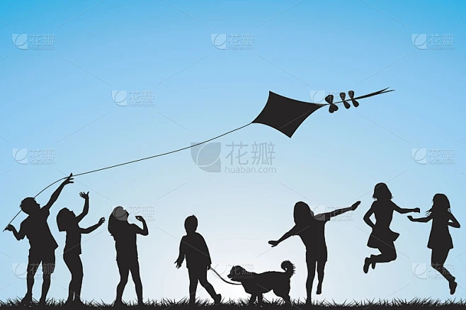 孩子们在公园里玩耍素材 花瓣网 4650