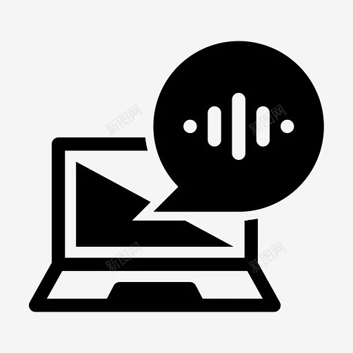 语音助理控制笔记本电脑图标 设计图片 免费下载 页面网页 平面电商 创意素材-花瓣网