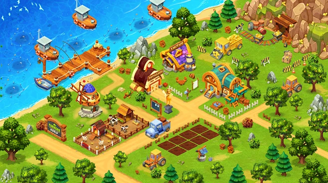 FarmWorld 的艺术品-花瓣网