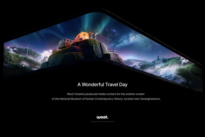 anamorphic Korea wootcreative woot motiongraphic animation Advertising ...