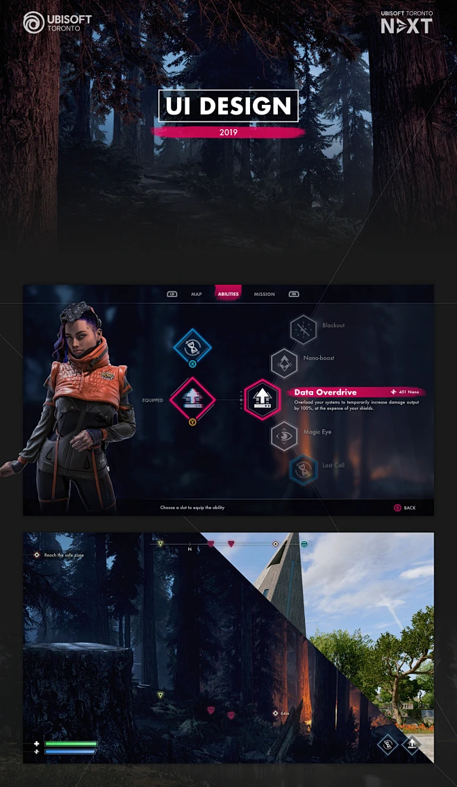Ubisoft Toronto NEXT 2019 Game UI D-花瓣网