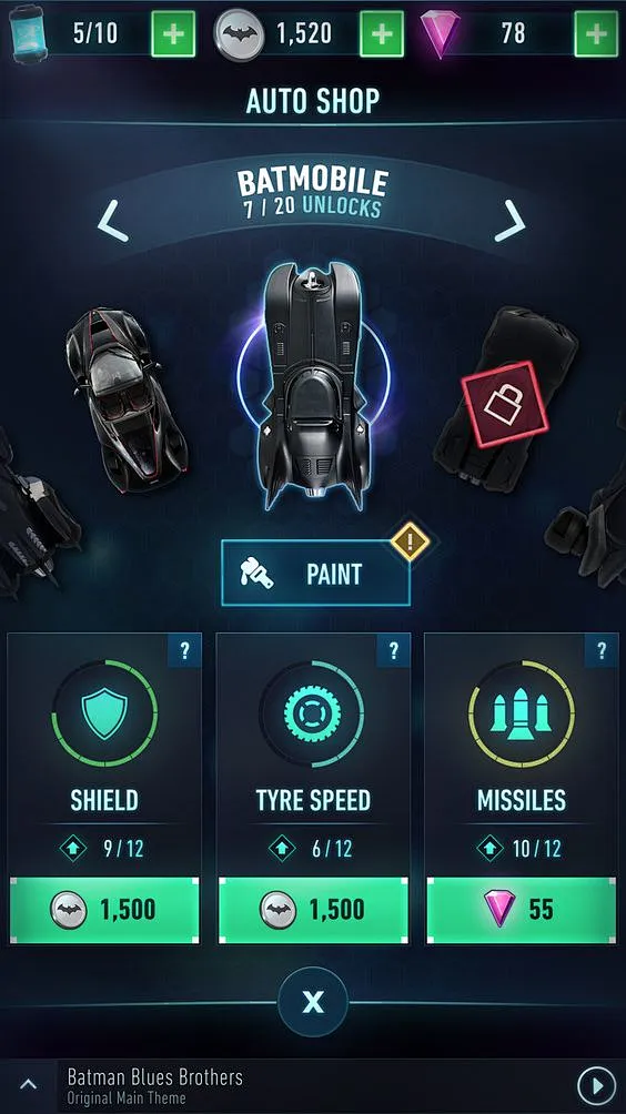 Batman Mobile Game UI & UX Concept on Behance-花瓣网