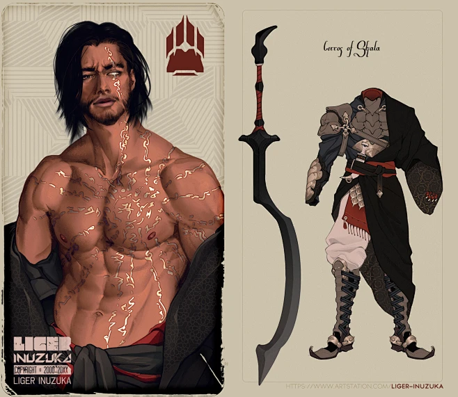 Character Design: Cerros of Skala-花瓣网