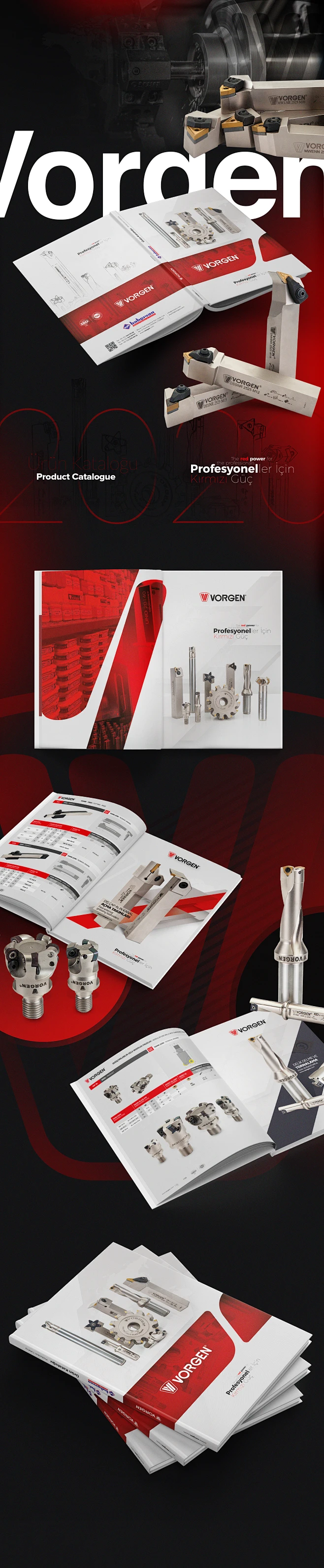 Vorgen Cutting Tools Catalogue Design-花瓣网