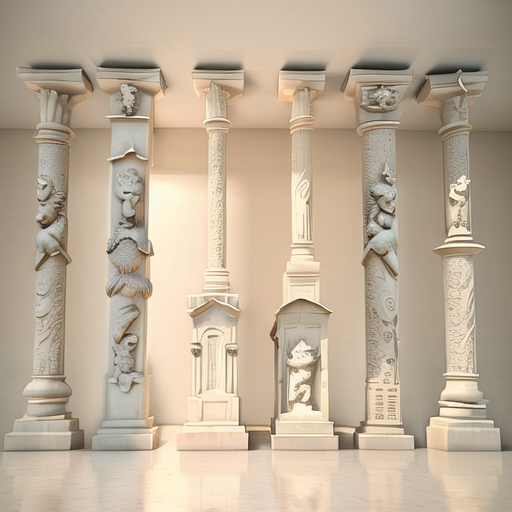 00917-2307445591-(masterpiece), (best quality),3D，Western pillars ...