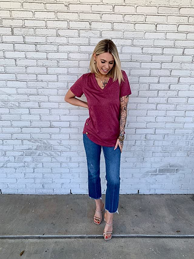 Amazon.com: Alaroo Womens Fall Tops Dressy Peplum Long Sleeve Khaki ...