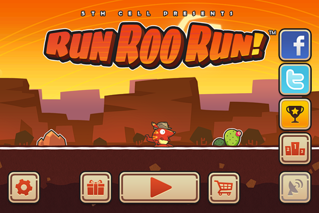 《RUN ROO RUN》游戏UI欣赏