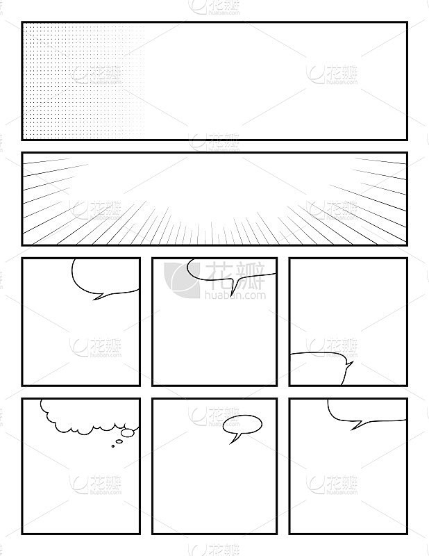 comic book templates for drawing