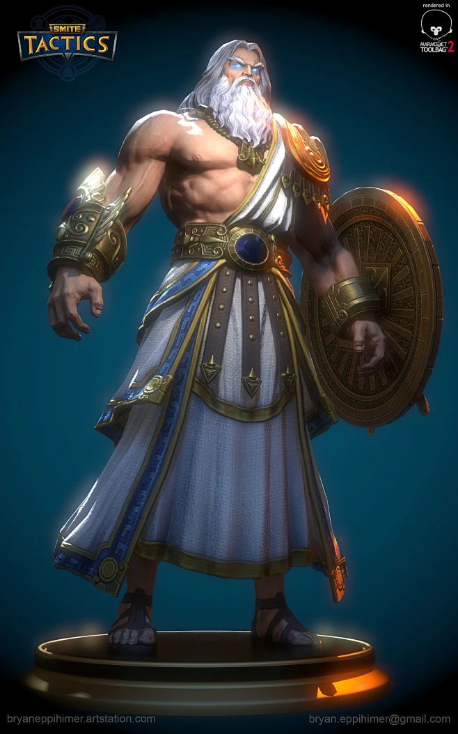 Smite Tactics: Zues, Bryan Eppihimer : I was contracted by Hi-Rez ...