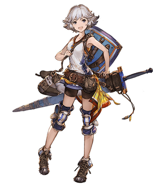 碧蓝幻想中的风法拉角色艺术