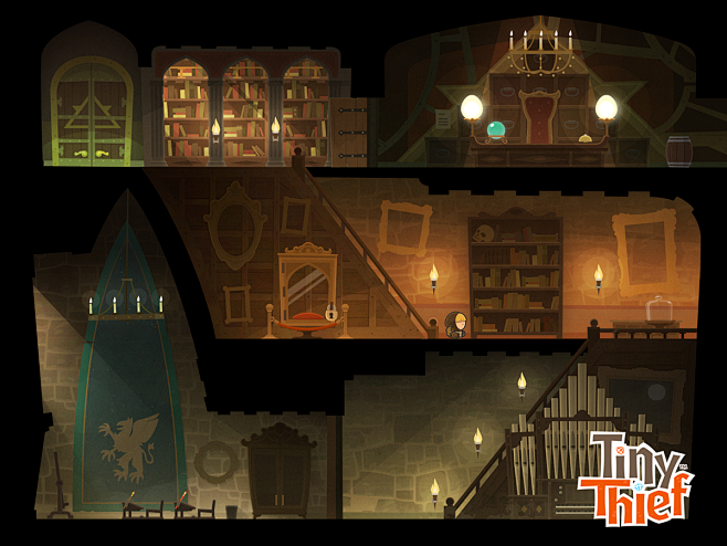 Tiny Thief : Artworks for the game Tiny Thief.