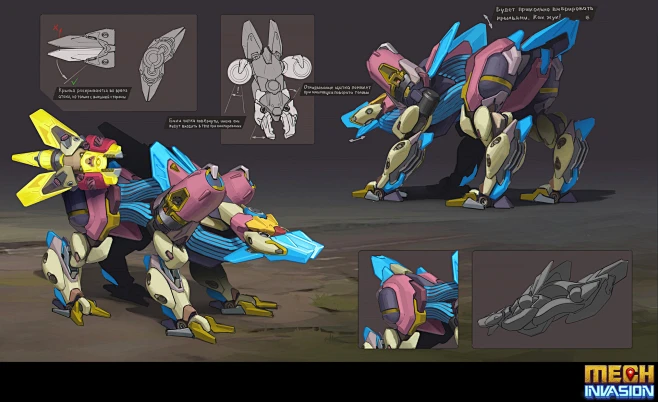 MECH INVASION - Mech concepts Vol.2-花瓣网