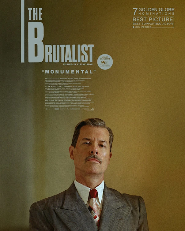 The Brutalist Movie Poster-花瓣网