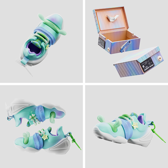3D c4d octane Render shoes_8c04a8de