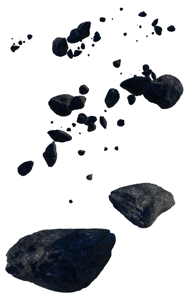 飞溅碎石悬浮石头假山岩石鹅卵石石块石免扣PNG免抠设计元素素材 -花瓣网