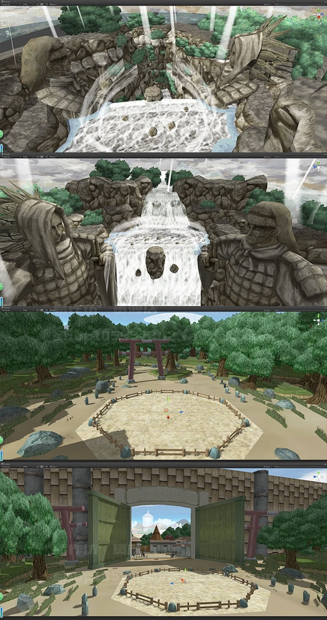 （元素首发）火影忍者疾风传，场景资源，MAX unity 双版本-场景模型-微元素Element3ds - Powered by Discuz!-花瓣网