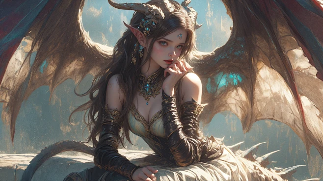 龙女-hzj(4)图片_传奇灵感图片素材-花瓣网