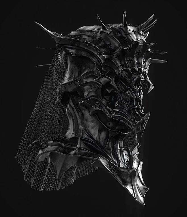 Tarsus Head Art from Mortal Shell-花瓣网