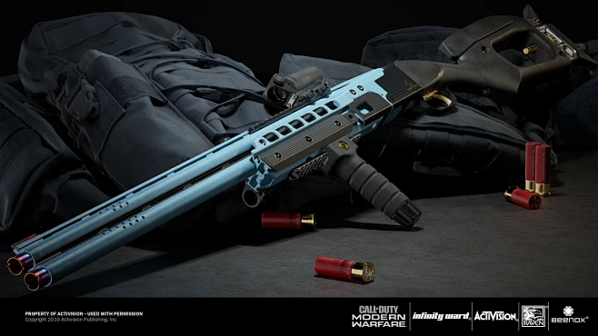 【COD16】IW军工集团产品预览图：霰弹枪 - 哔哩哔哩-花瓣网