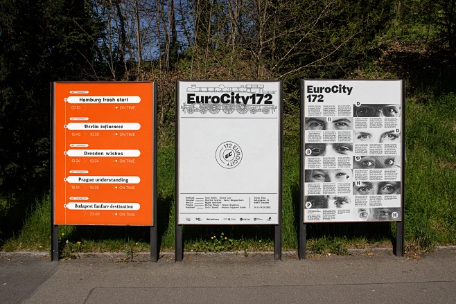 book branding editorial Eurocity Exhibition exhibition branding graphic ...