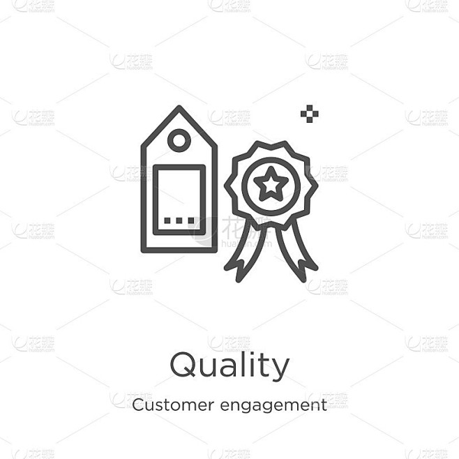 quality icon vector from customer engagement colle