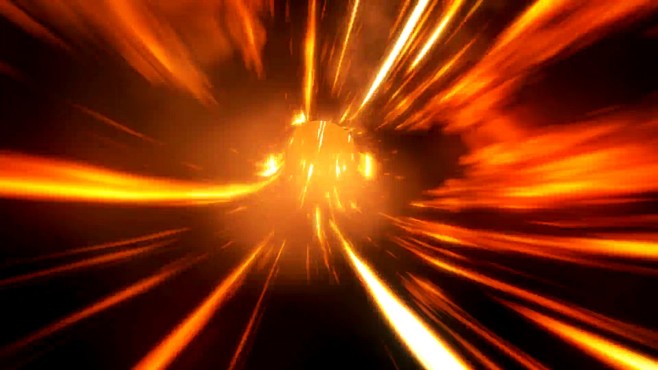 带闪光灯的无缝抽象火虫洞