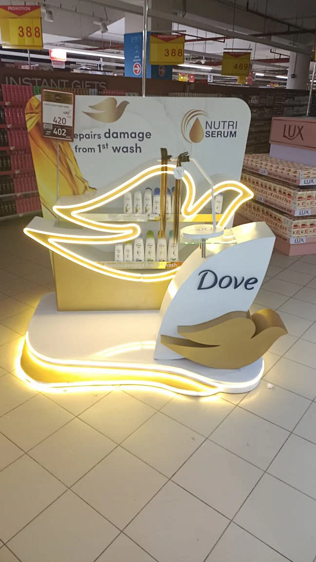 dove shampoo Unilever damage repair Product Display posm Product Stand ...
