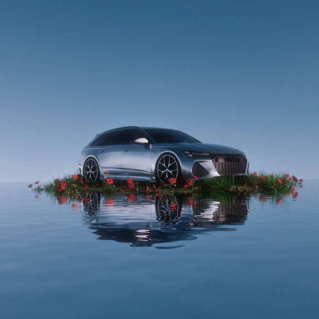 3D Audi automotive blender Cars CGI Photography photomanipulation ...